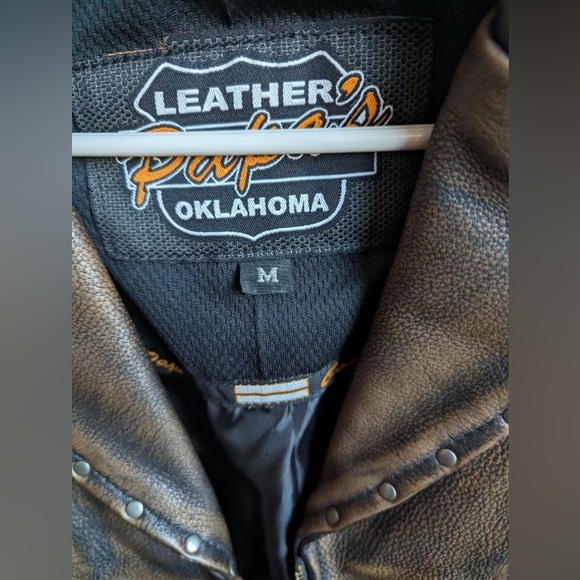 Papa’s Leather Oklahoma | Jackets & Coats | Nwt Papas Leather Oklahoma ...
